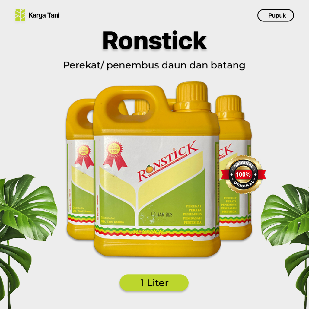 Jual RONSTICK 1 LITER PEREKAT PERATA PENEMBUS PESTISIDA INSEKTISIDA ...