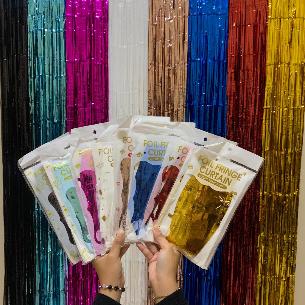 Jual Tirai Foil Premium 1X2Meter Ulang Tahun Foil Curtain Tirai Party ...