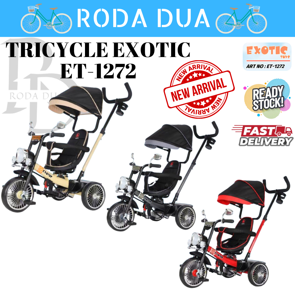 Jual TRICYCLE ET-1272 - TRICYCLE ANAK COMPACT 3 WARNA | Shopee Indonesia