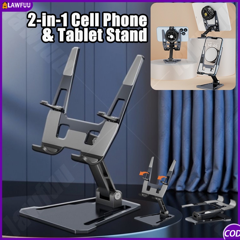 Jual 2 in 1 Phone Holder Stand Dudukan Tablet Lipat Multifungsi Braket ...