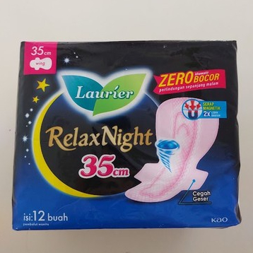 Jual LAURIER RELAX NIGHT WING 35 CM 12 S | Shopee Indonesia