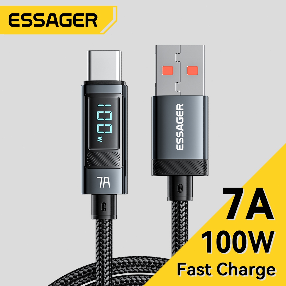 Jual Essager 100W Kabel Data Usb A To Type C 7A Type C Fast Charging ...