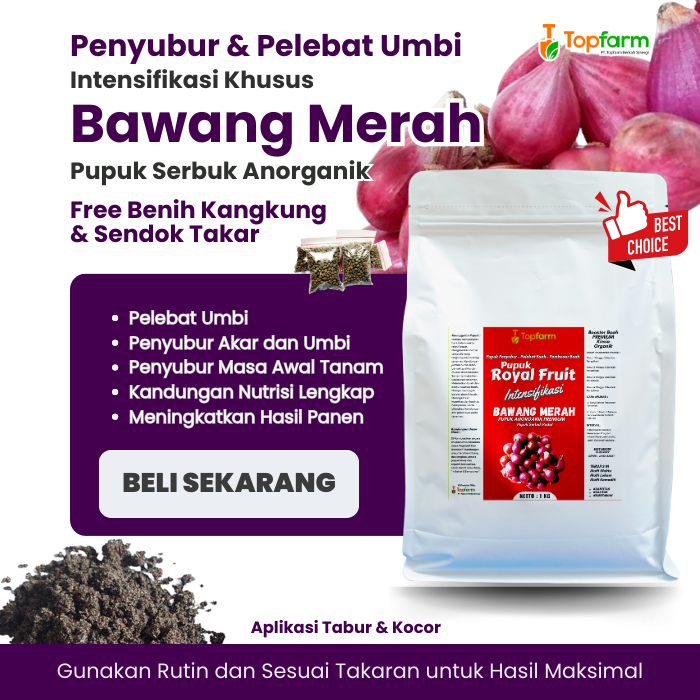 Jual Pupuk Bawang Merah Pembesar / Pupuk Bawang Merah Yang Bagus / Pupuk Pelebat Umbi Bawang ...