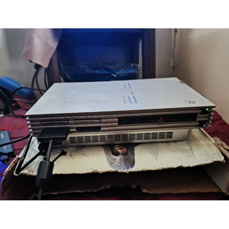 Jual PS2 Fat Seri 5 Warna Silver Hardisk eksternal 250gb | Shopee Indonesia