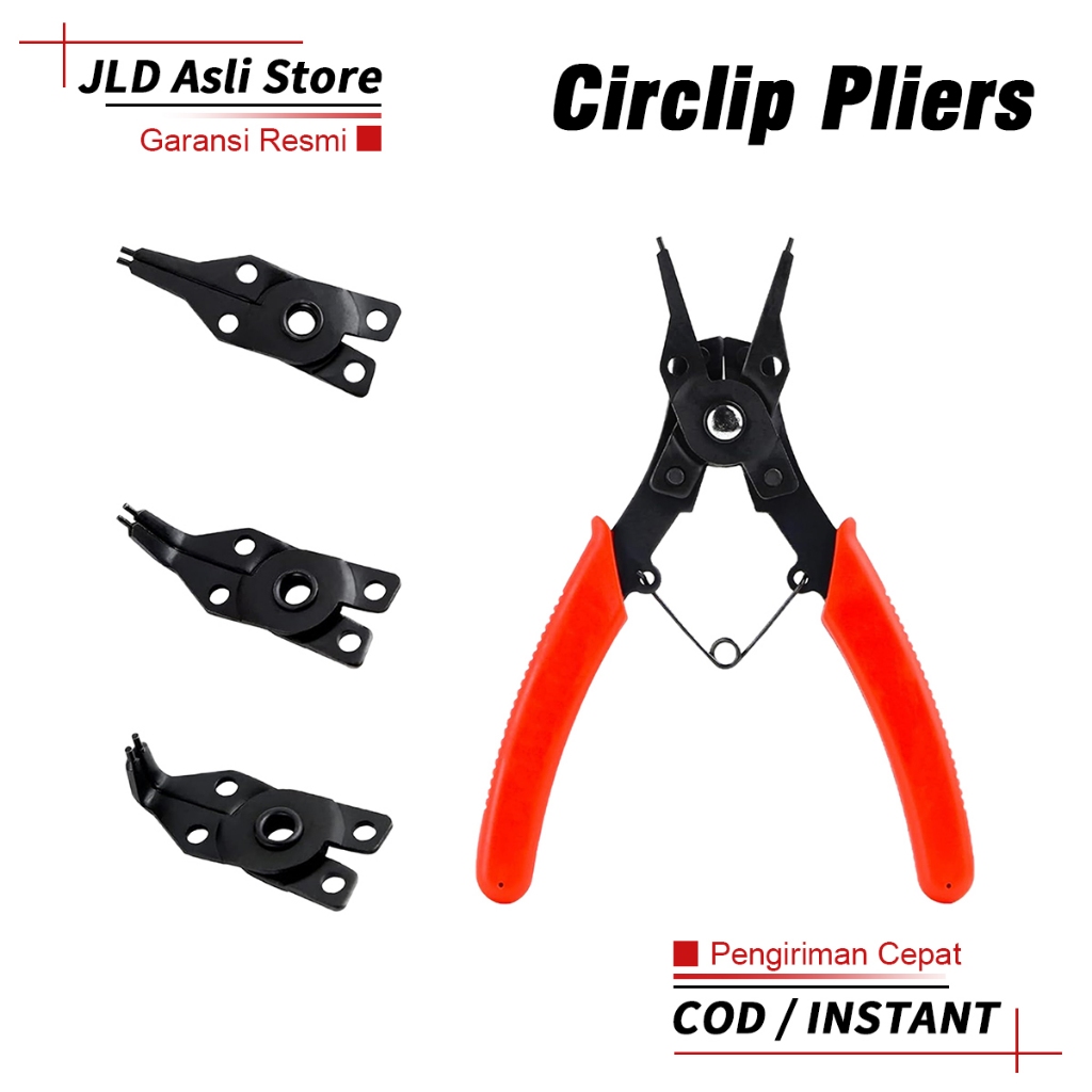 Jual JLD Tang Ring Snap 4in1 Set Tang Circlip Pliers Murah | Shopee ...