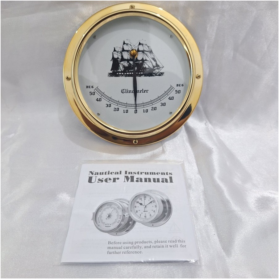 Jual clinometer brass base marine impa 370241 nautical instrument ...