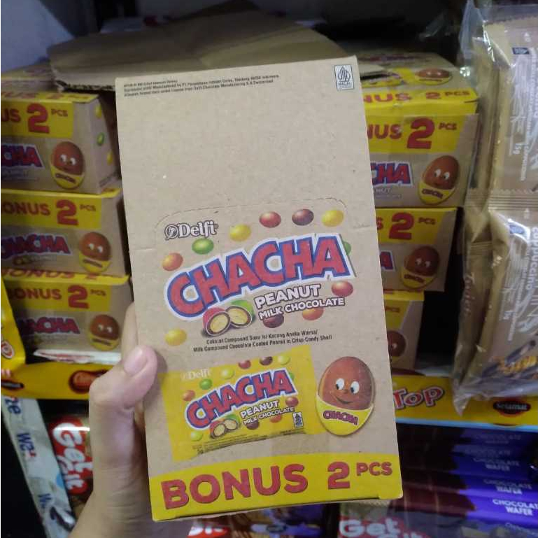Jual CHA CHA COKLAT BULIR 1 PACK - Coklat Delfi Cha Cha Box Isi 22 pcs ...