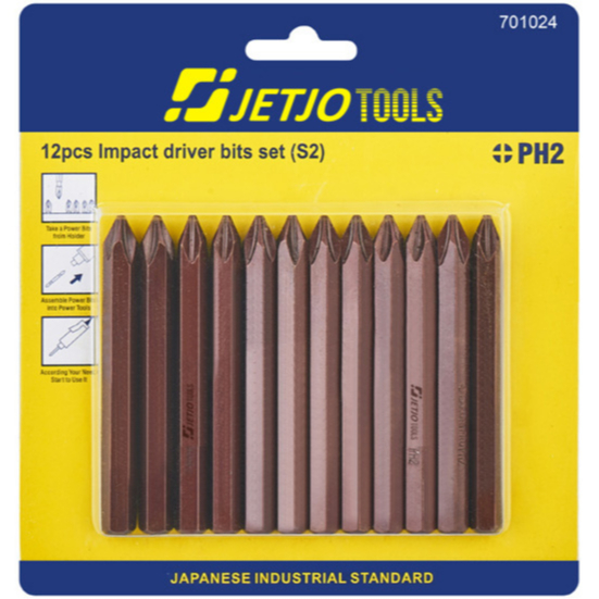 Jual MATA OBENG KETOK PH1 & PH2 (+) IMPACT DRIVER BITS PH2 ECERAN ...