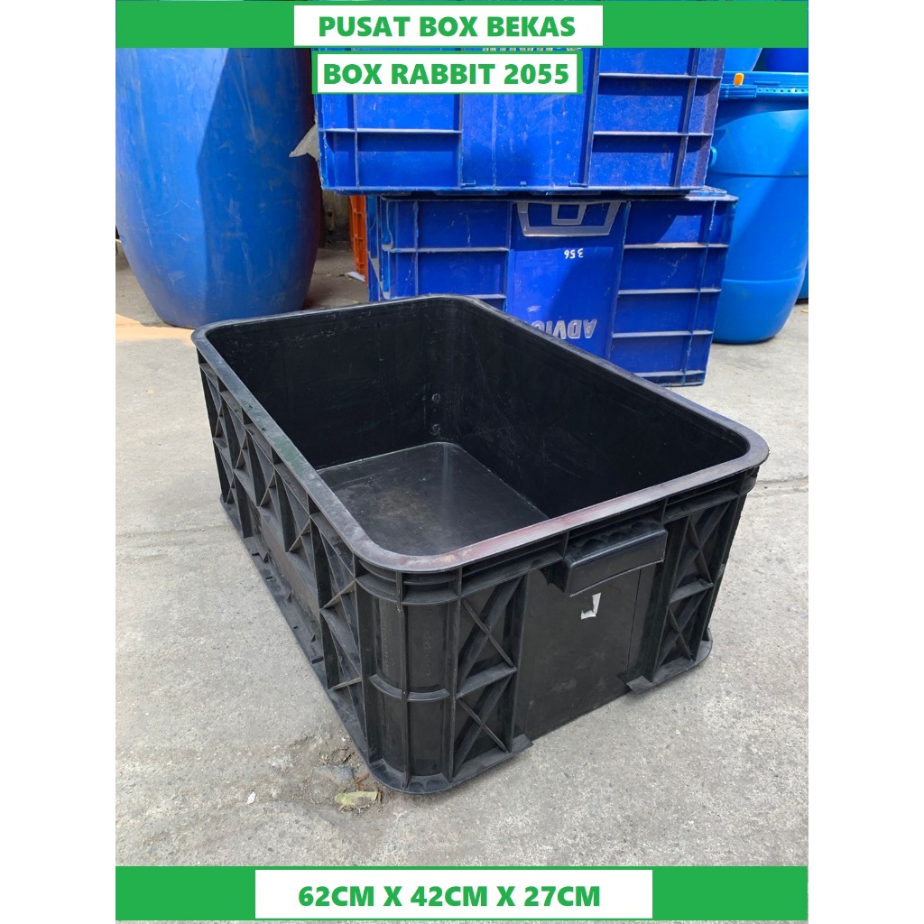 Jual container plastik bekas Box tahu Box magot container industri ...
