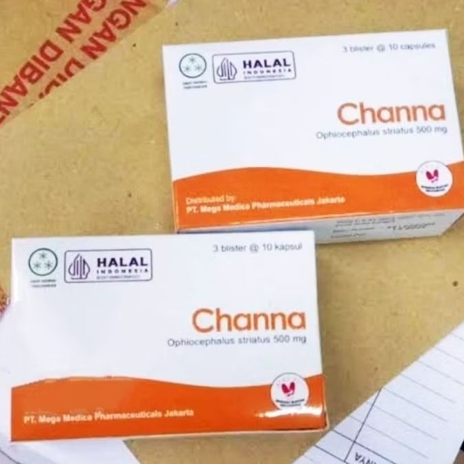 Jual CHANNA STRIATA 500 MG BOX 30 KAPSUL EKSTRAK IKAN GABUS | Shopee ...