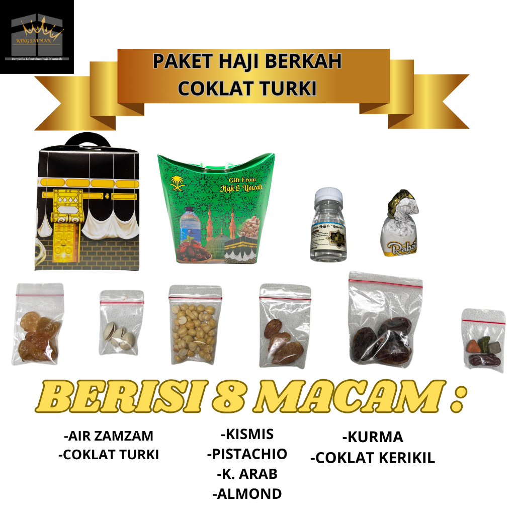 Jual Paket Haji berkah Oleh-Oleh Haji dan umroh plus Coklat Turki ...