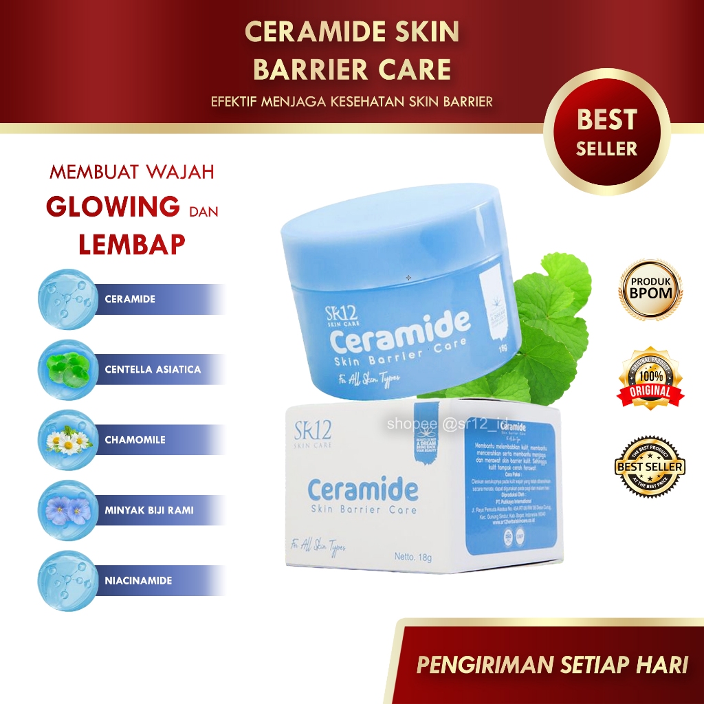 Jual CERAMIDE SKIN BARRIER CARE SR12 / MOISTURIZER SR12 / PELEMBAP ...
