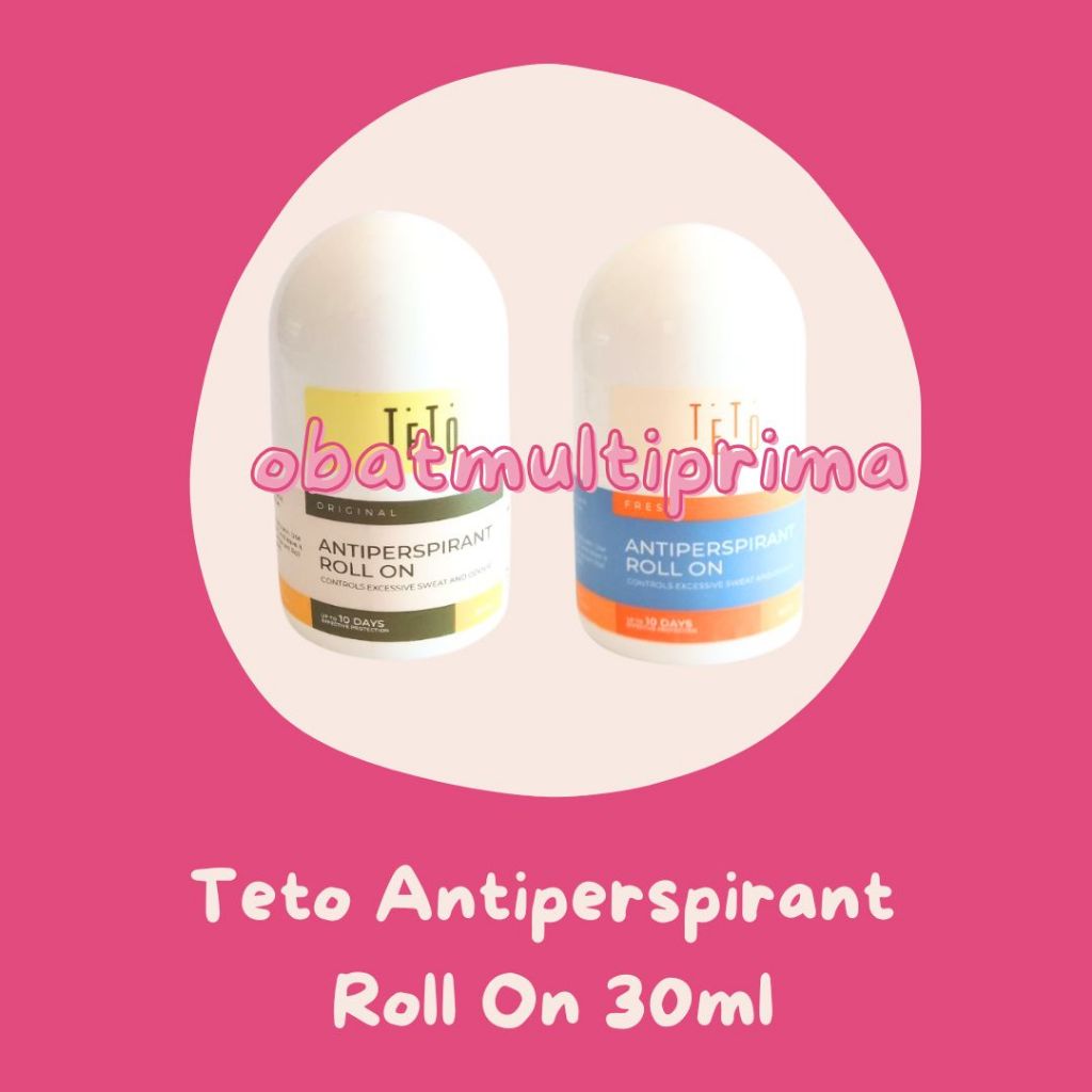 Jual Teto Antiperspirant 30ml / Deodorant Tahan hingga 10 Hari / Anti ...