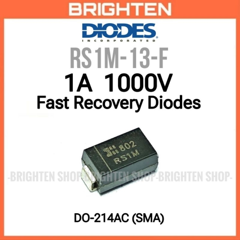 Jual DIODES RS1M Dioda 1A 1000V Fast Recovery Rectifier Diode SMD | Shopee Indonesia