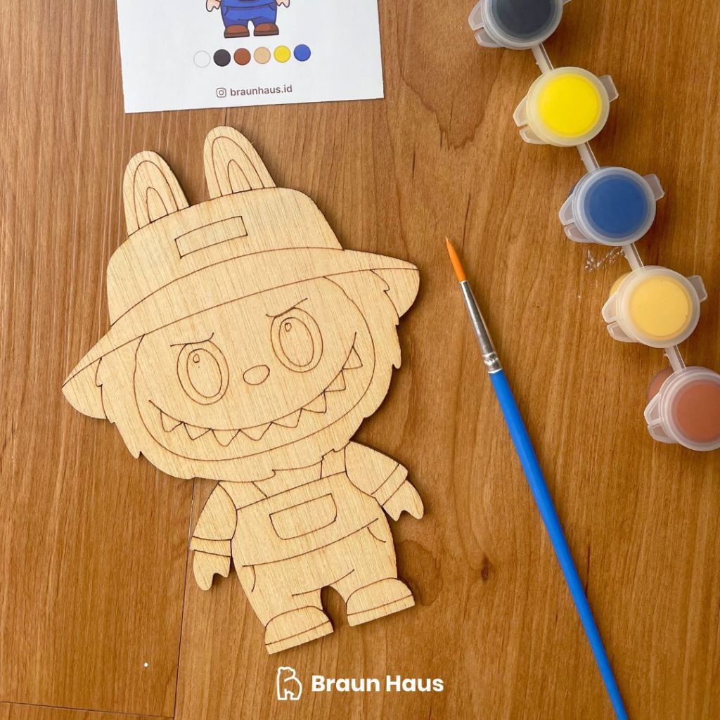 Jual BraunHaus DIY Wooden Painting Kit - Mainan Edukasi Anak Mewarnai ...
