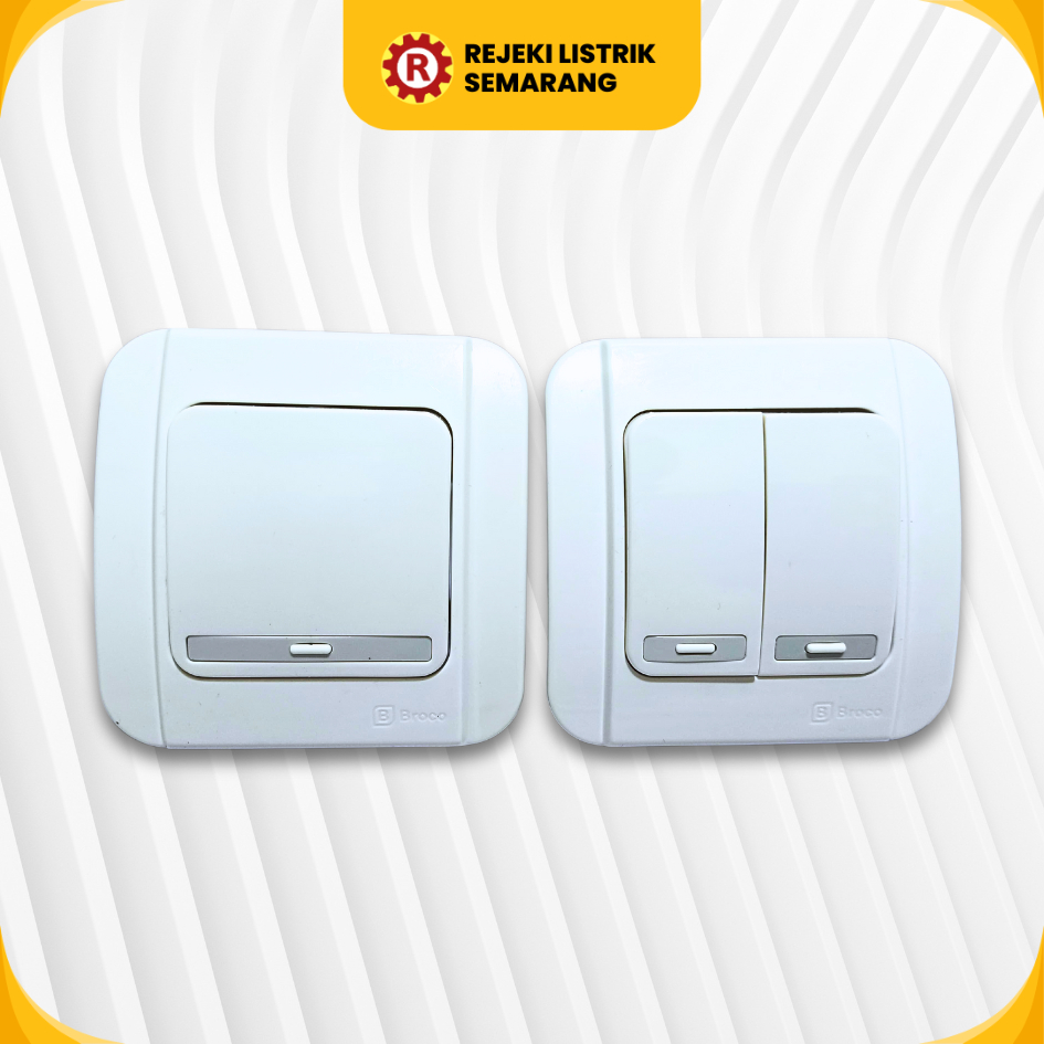 Jual SAKLAR BROCO MODEL GALEO ENGKEL DAN SERI, SAKLAR MODERN WARNA ...