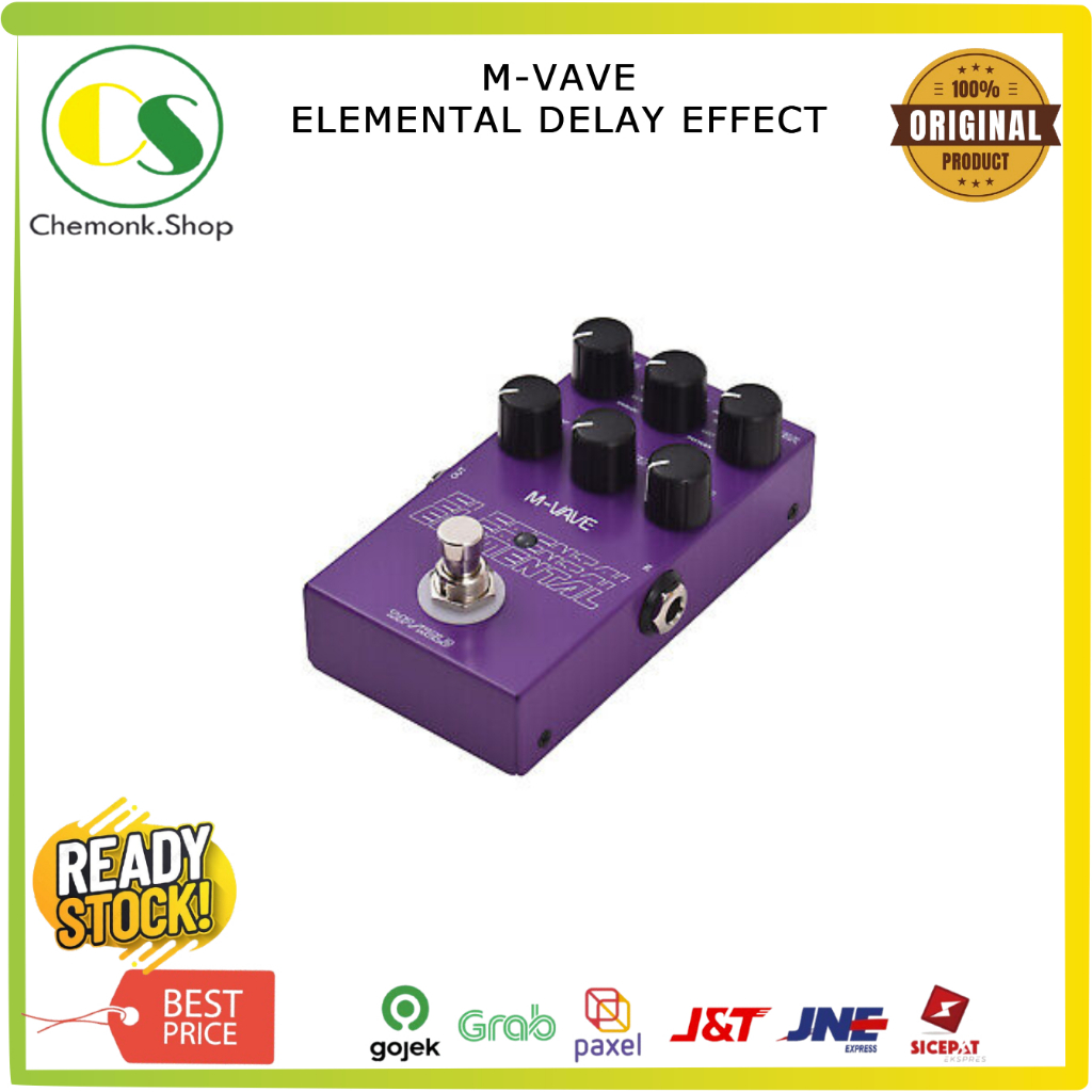 Jual Efek Gitar MVAVE M-Vave Elemental Delay Guitar Pedals | Shopee ...
