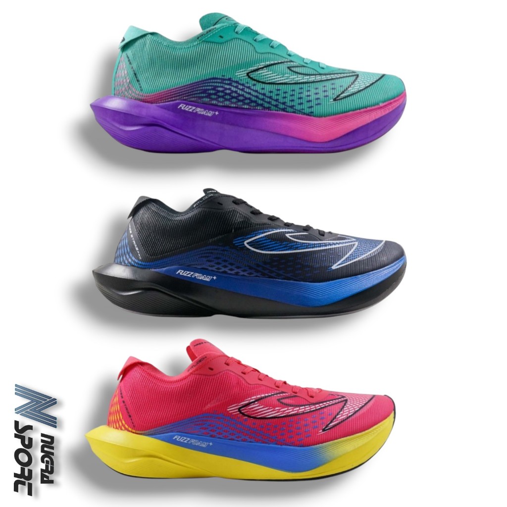 Jual Nineten HAZE STRIKE PRO Sepatu lari - Biru Cyan/Jingga/Kuning ...