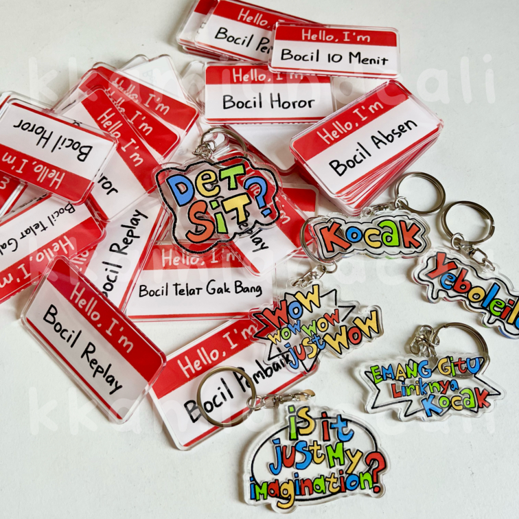 Jual [READY STOCK] Clearance Sale Windah Basudara Acrylic Pin ...