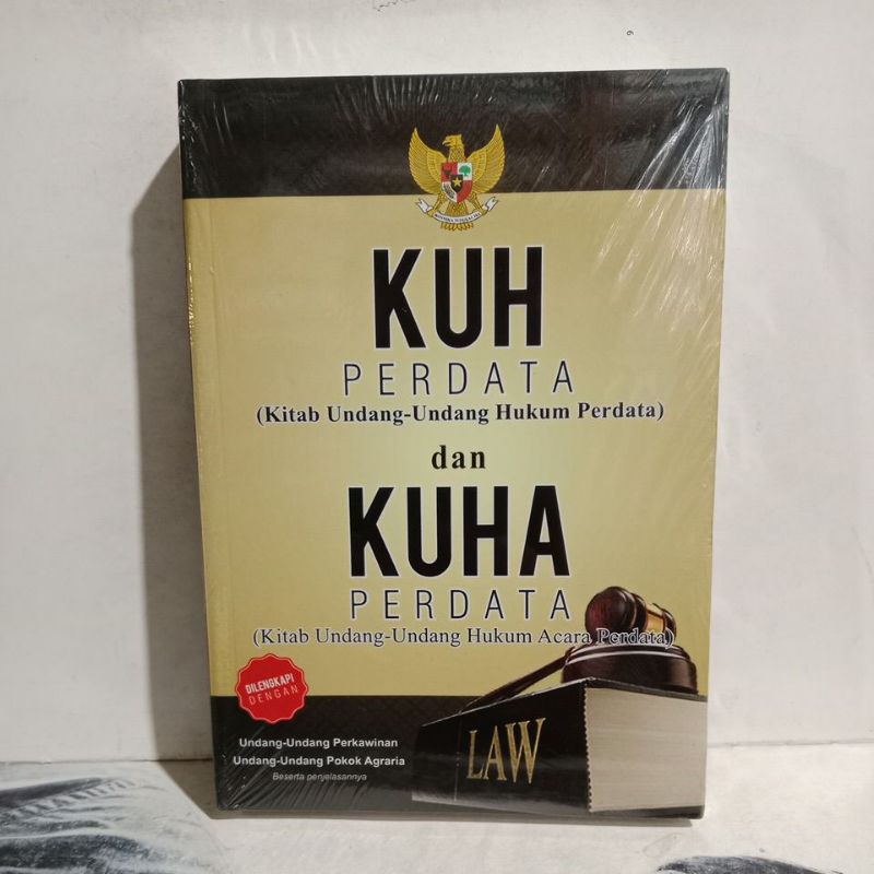 Jual KUH PERDATA ( KITAB UNDANG-UNDANG HUKUM PERDATA) DAN KUHA PERDATA ( KITAB UNDANG-UNDANG ...