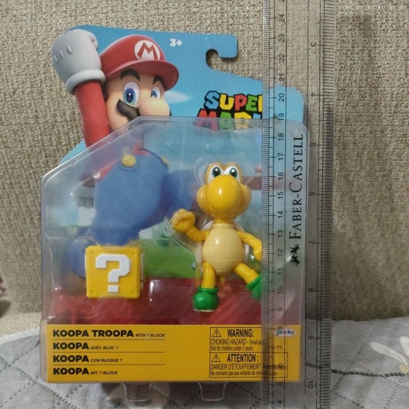 Jual Super Mario Action Figure Koopa Troopa with Block ORIGINAL | Shopee Indonesia