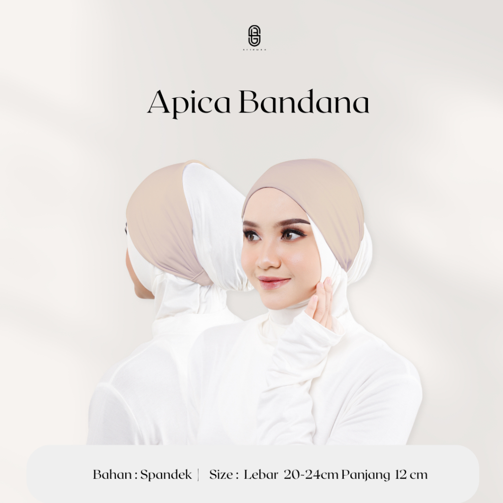 Jual Officialalishaa - Apica Bandana | Inner Hijab Basic | Ciput Bandana Jersey spandex | Inner ...