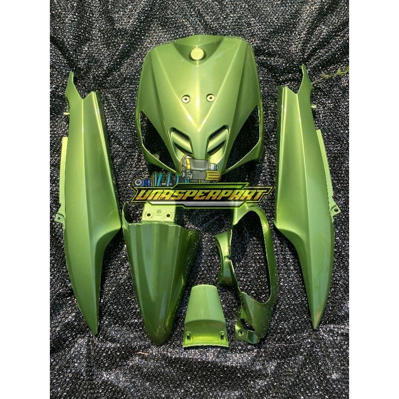 Jual Cover full body halus yamaha mio sporty warna milenium jade green ...