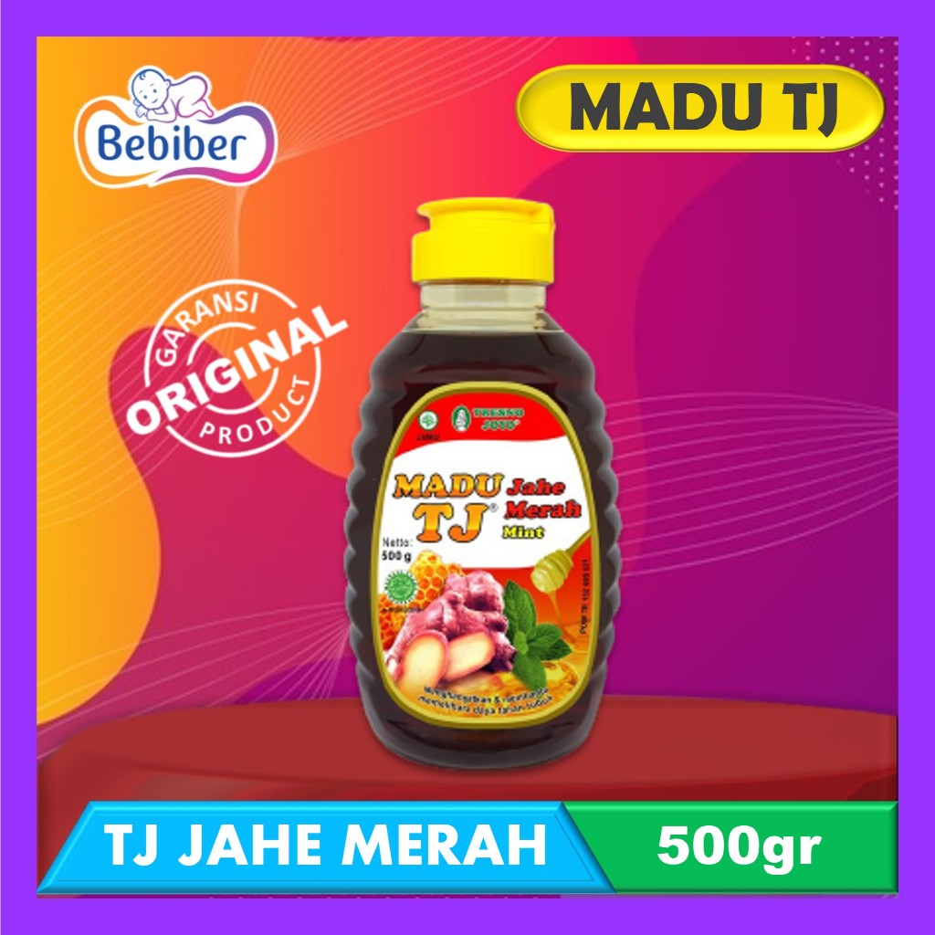 Jual Madu Tj Jahe Merah Mint 500gr - Madu Jahe Merah Mint - Madu Murni ...