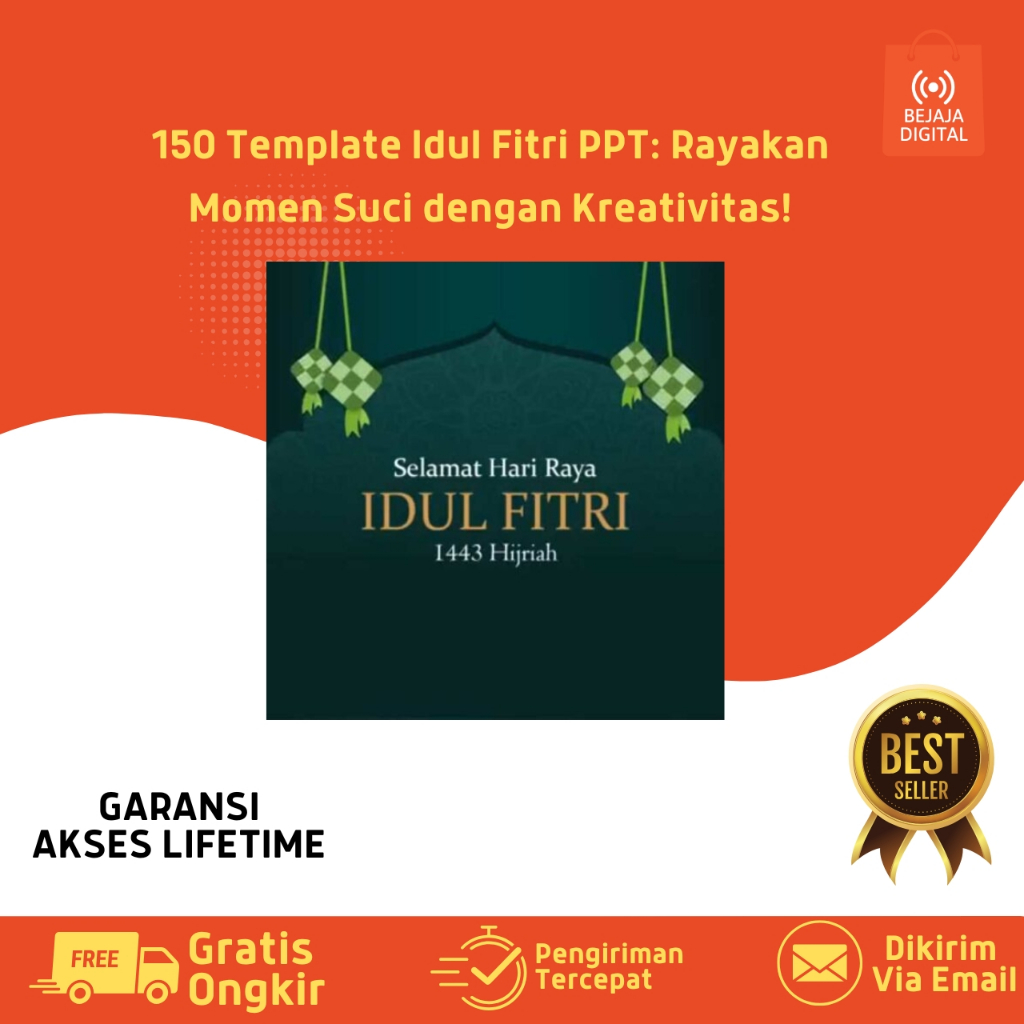 Jual 50 Template Idul Fitri PPT - Template Idul Fitri PowerPoint untuk ...