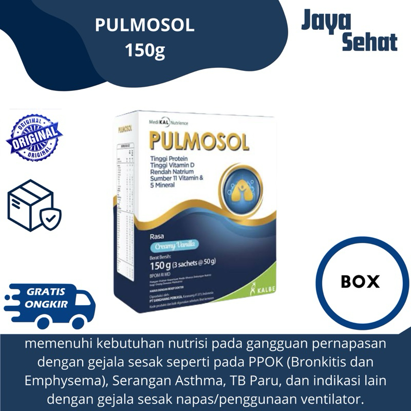 Jual Pulmosol - Susu Nutrisi Kesehatan Pernapasan | Shopee Indonesia