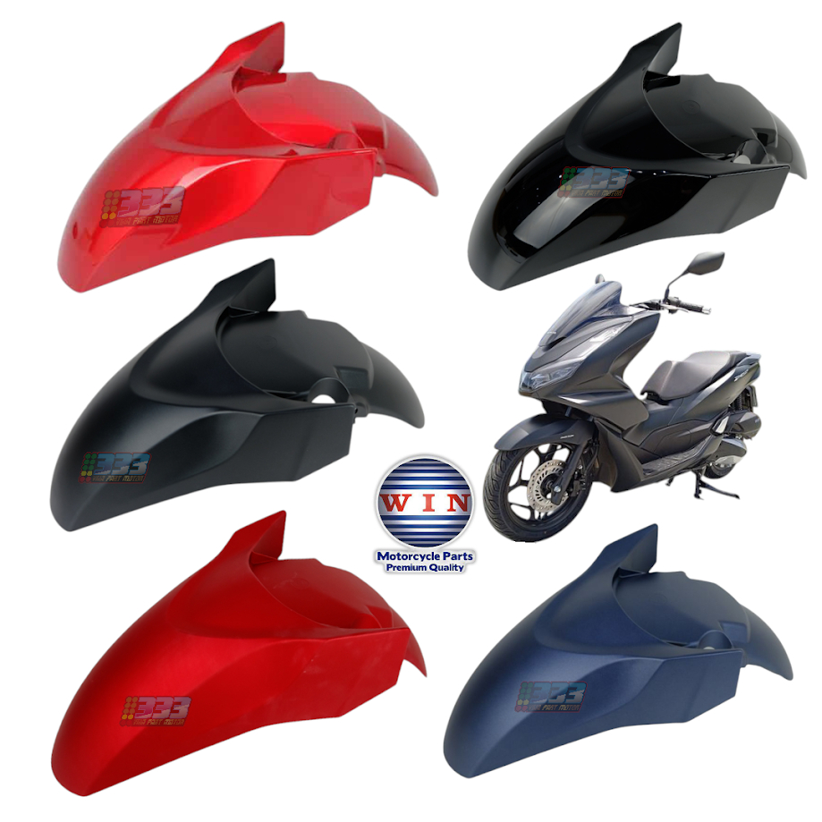 Jual front fender spakbor depan PCX 160 berkualitas merk win hitam ...