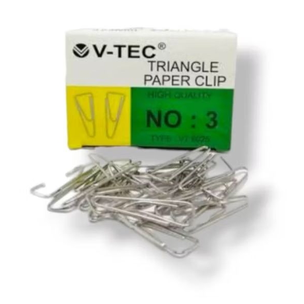Jual paper clip no. 3 v-tec / trigonal clip / klip segitiga penjepit ...