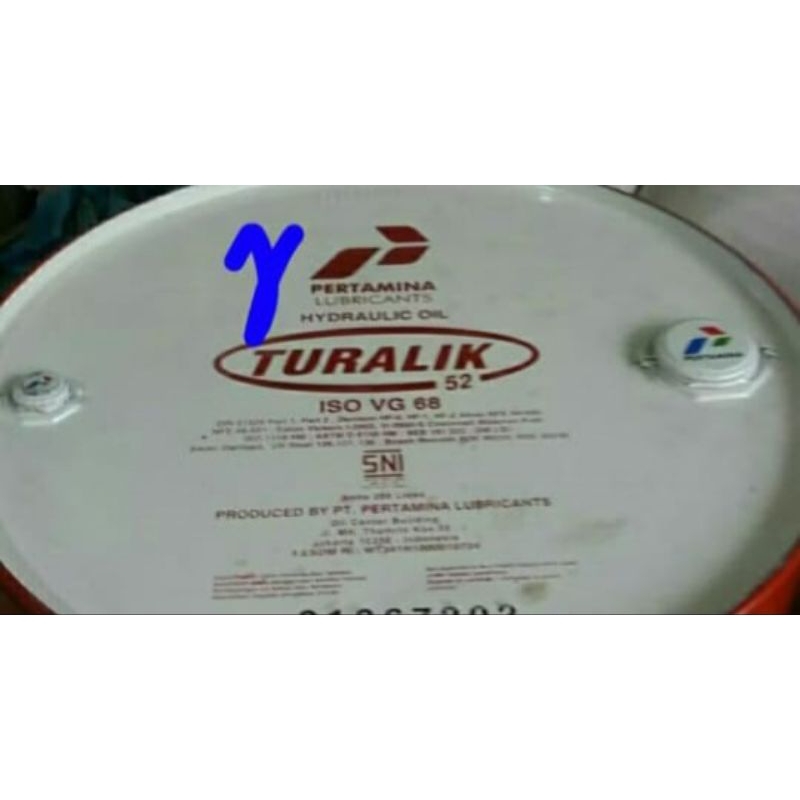 Jual Oli Pertamina Turalik 52 ISO VG-68 / OLI 10 HYDRAULIC 209L ...