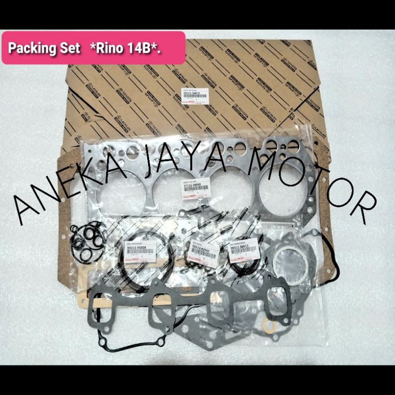 Jual packing gasket full set paking set Toyota Rino 14B 14 B original | Shopee Indonesia