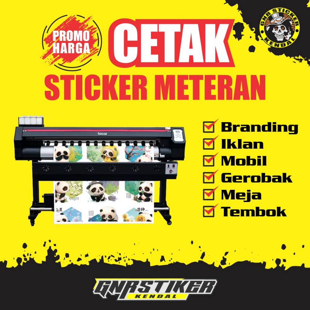Jual CETAK STIKER METERAN VINYL TRANSPARAN ANTI AIR LABEL OLSHOP ...