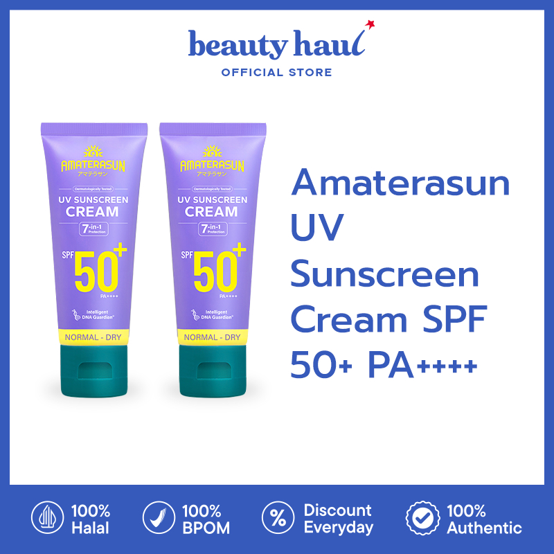 Jual [2 PCS] AMATERASUN UV Sunscreen Cream SPF 50+ PA++++ | Shopee Indonesia