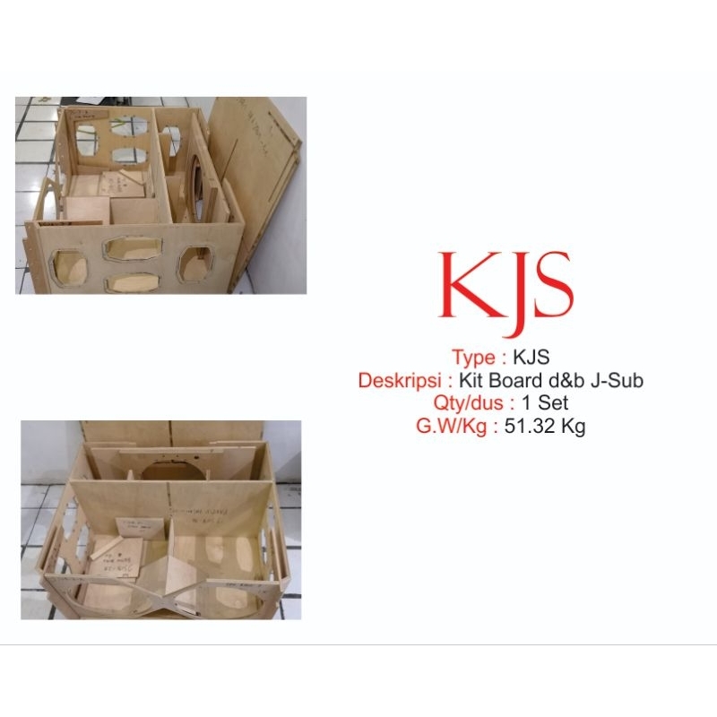 Jual Kit board Box kosong J-Sub 3x18" Cardioid subwoofer 11 lapis birch ...