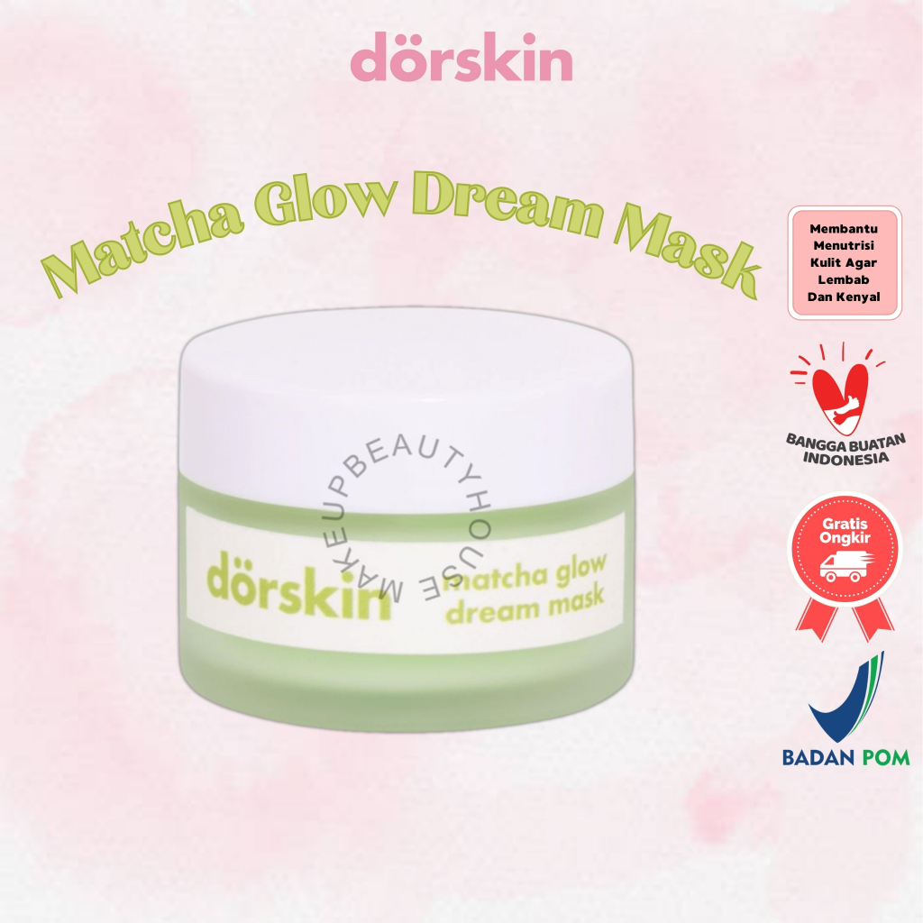 Jual DORSKIN Matcha Glow Dream Sleeping Mask 30g | Shopee Indonesia