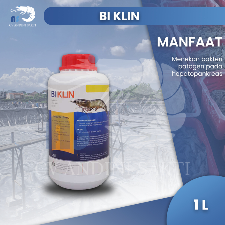 Jual Probiotik Ikan dan Udang Bi klin Kemasan 1L | Shopee Indonesia