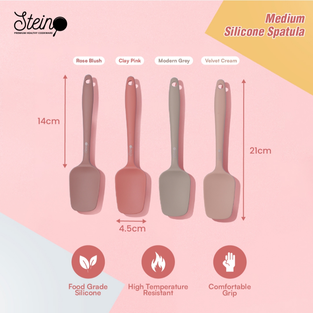 Jual STEIN Spatula Medium Stein - Medium Spatula Silikon | Shopee Indonesia