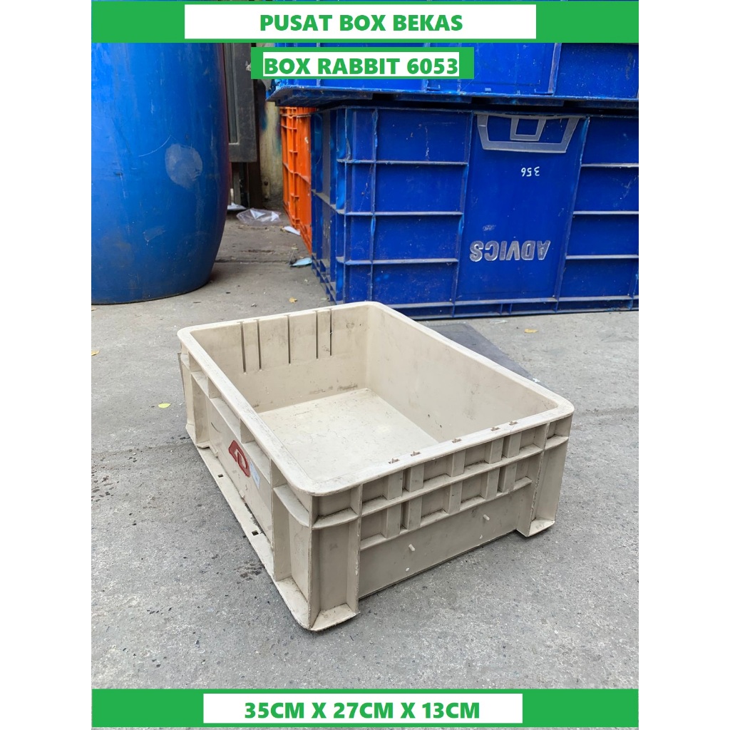 Jual Container Industri Rabbit 6053 / Kontainer Plastik Rapat / Krat ...