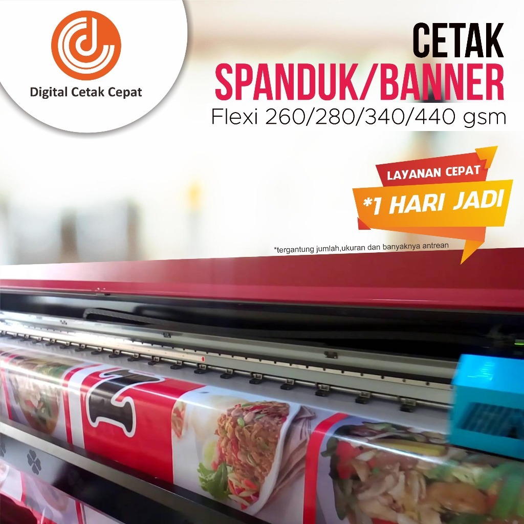 Jual Custom Spanduk/Banner Sambungan - Bahan Flexy 340 | Shopee Indonesia