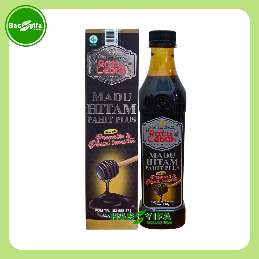 Jual Ratu Lebah Madu Hitam Pahit Plus Propolis Daun Insulin | Shopee ...