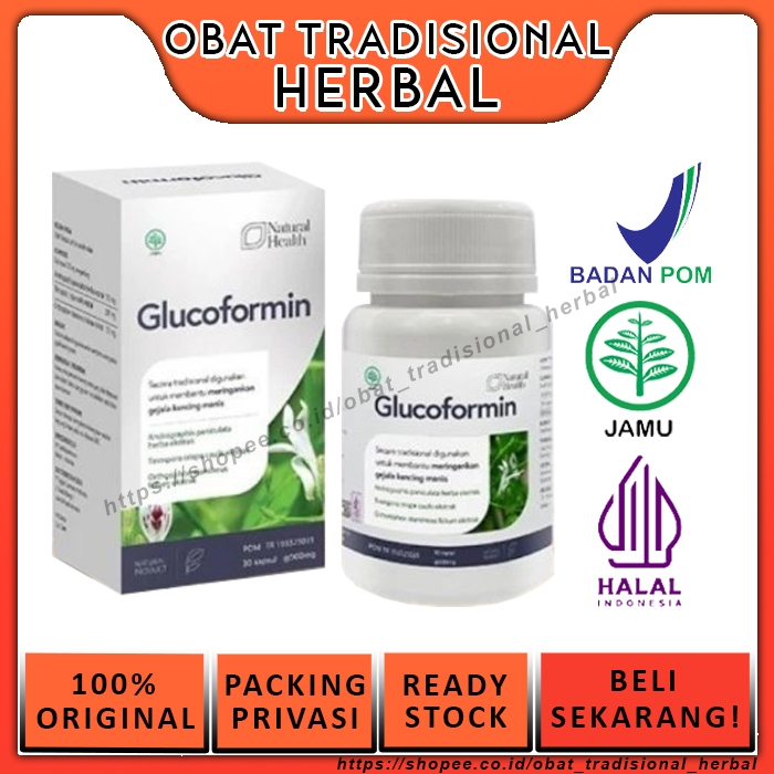 Jual GLUCOFORMIN Original Asli Obat Diabetes Meringankan Gejala Kencing ...
