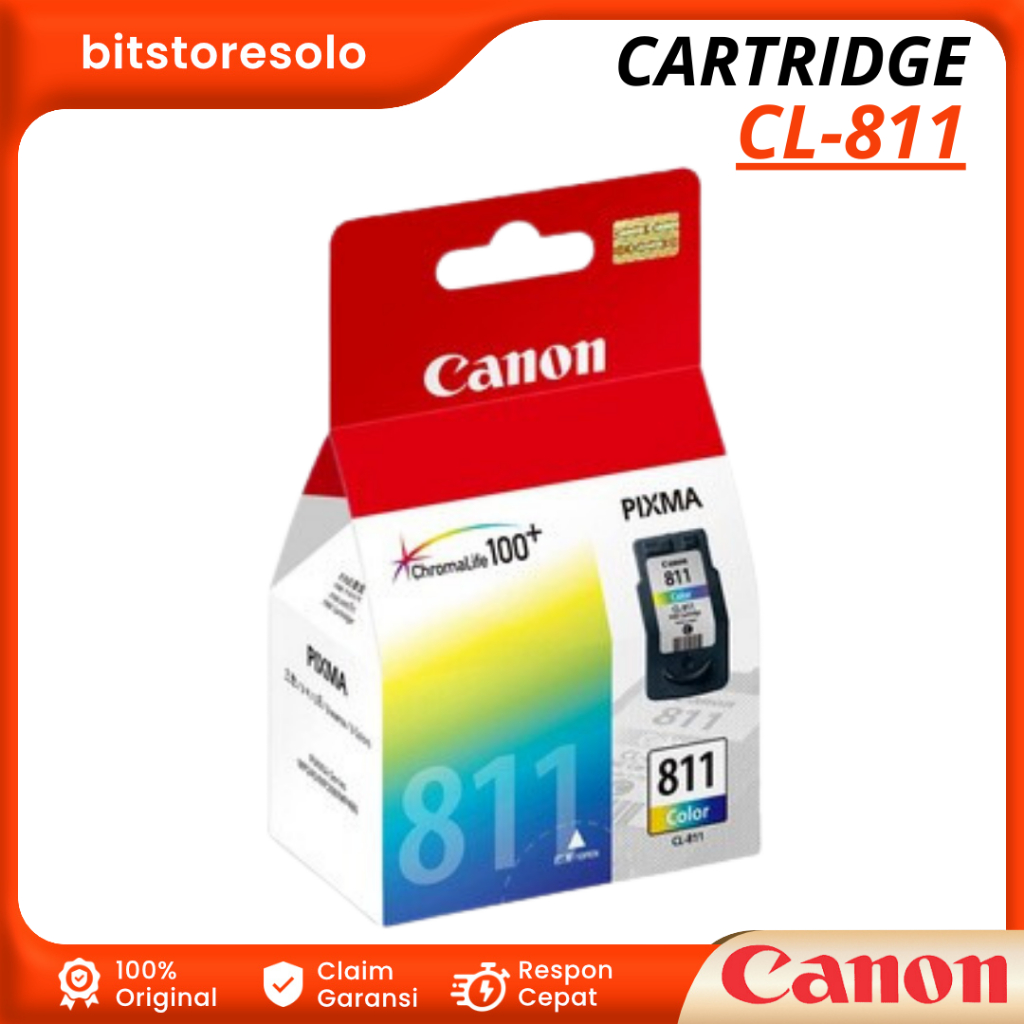 Jual CaRtridge CANON Fine 811 Color CL-811 IP2770 MP287 Warna Original ...