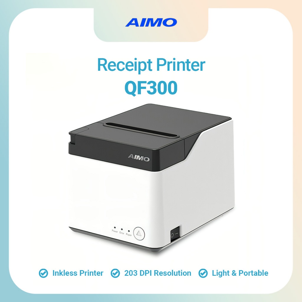 Jual AIMO QF300 Receipt Printer 80 mm Barcode Printer Thermal Struk ...
