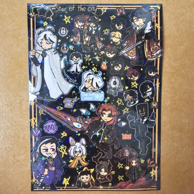 Jual Library Of Ruina - Star of the City vinyl sticker sheet | Shopee ...