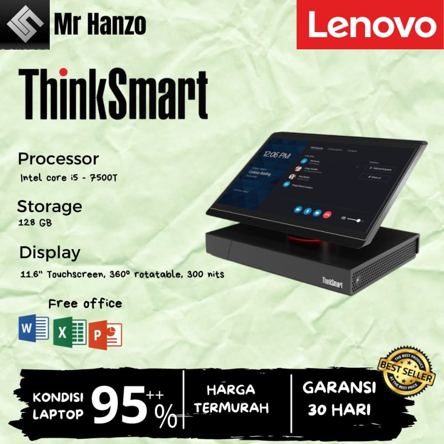 Jual lenovo thinksmart hub 500 core i5 gen 7 - 8GB - 128GB -NVMe Win10 ...