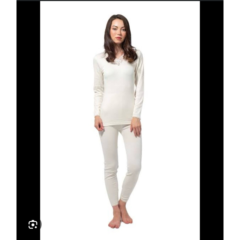 Jual WANITA THERMAL WINTER LONGJOHN baju dalam musim dingin LADIES top ...