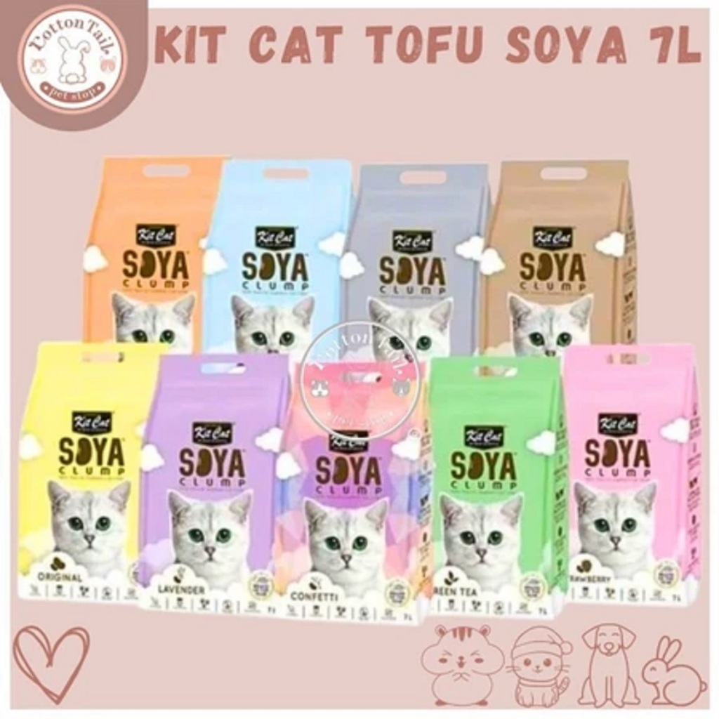 Jual KIT CAT TOFU CAT LITTER 7L - Pasir Tofu Kucing Premium KitCat 7L ...